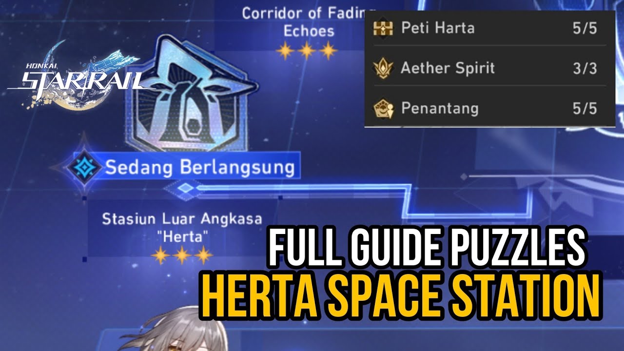 Full Guide Herta Space Station - All Chest Treasure, Aether Spirits ...