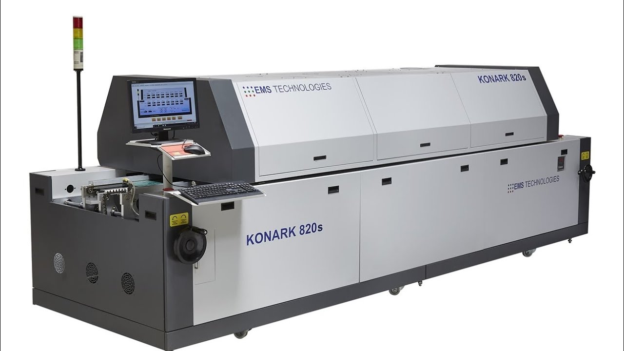 KONARK 820 S reflow programming(HINDI)/ EMS Technology Reflow. - YouTube
