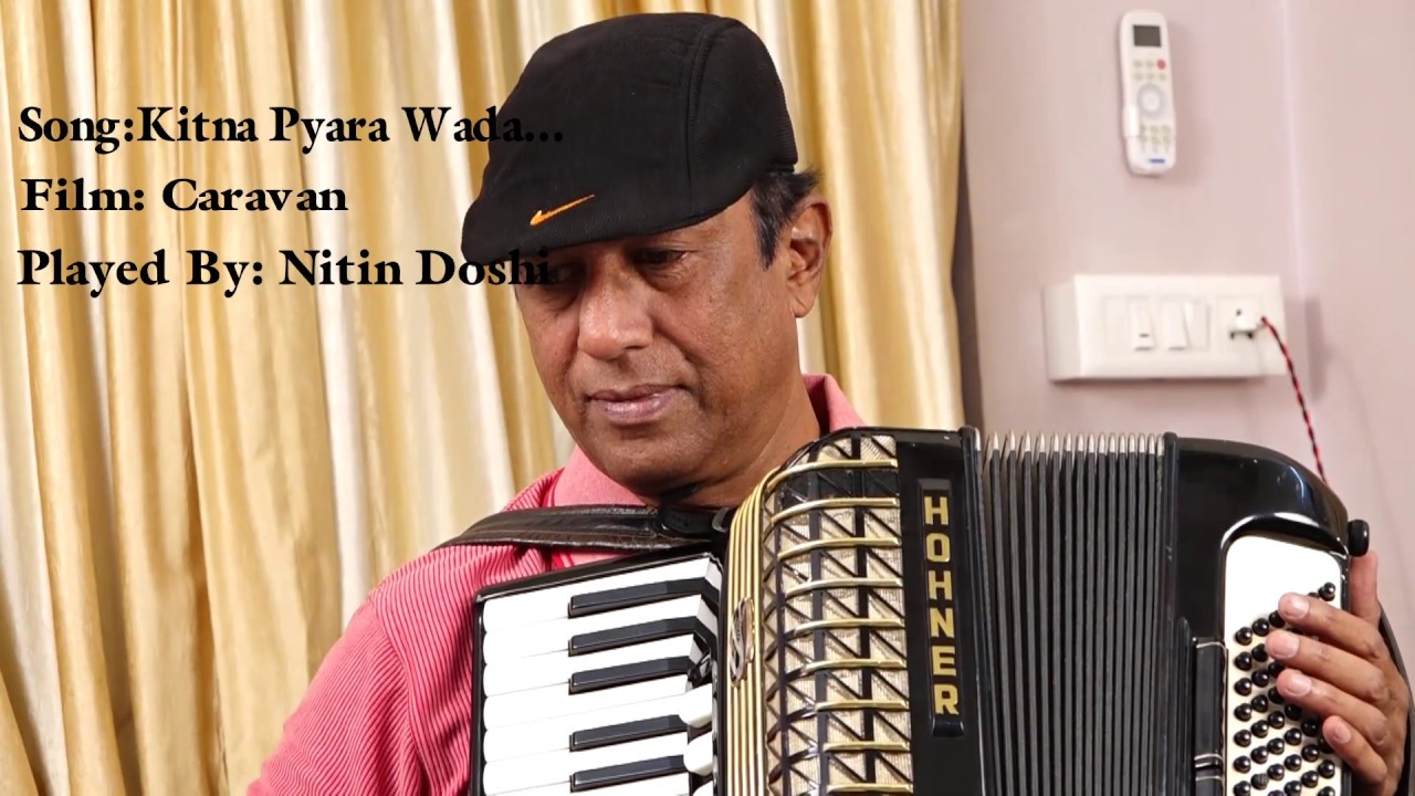 WORLD ACCORDION DAY | INSTRUMENTAL ON - KITNA PYARA WADA ft. Nitin ...