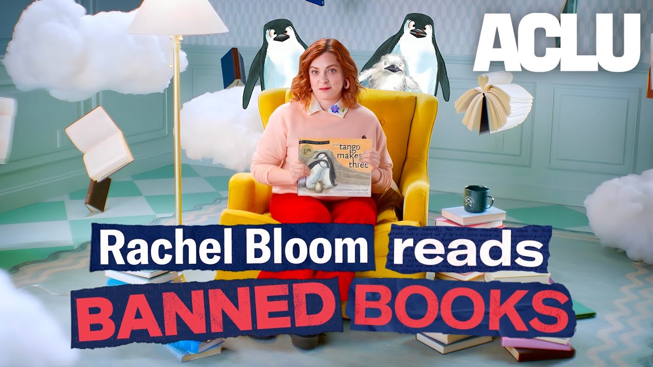 Rachel Bloom Reads Banned Books | ACLU | And Tango Makes Three by Peter ...