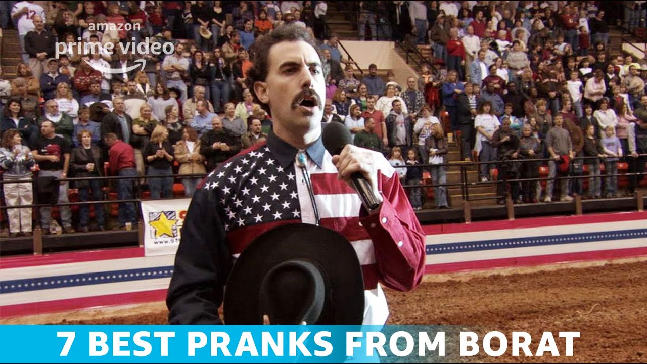 7 Best Pranks from Borat | Sacha Boran Cohan | Amazon Prime Video - YouTube