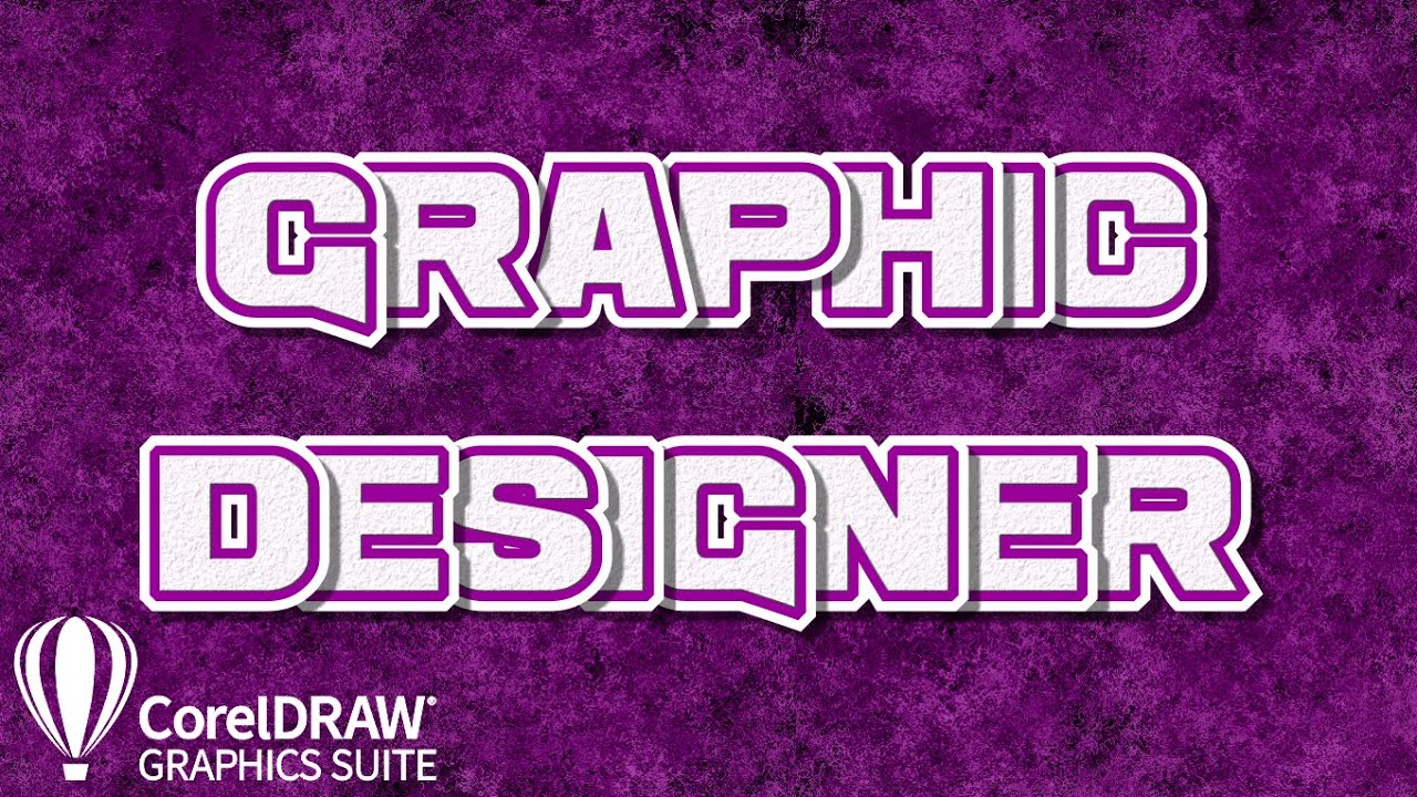 Text effect | Text logo | Corel DRAW tutorials | 012 - YouTube