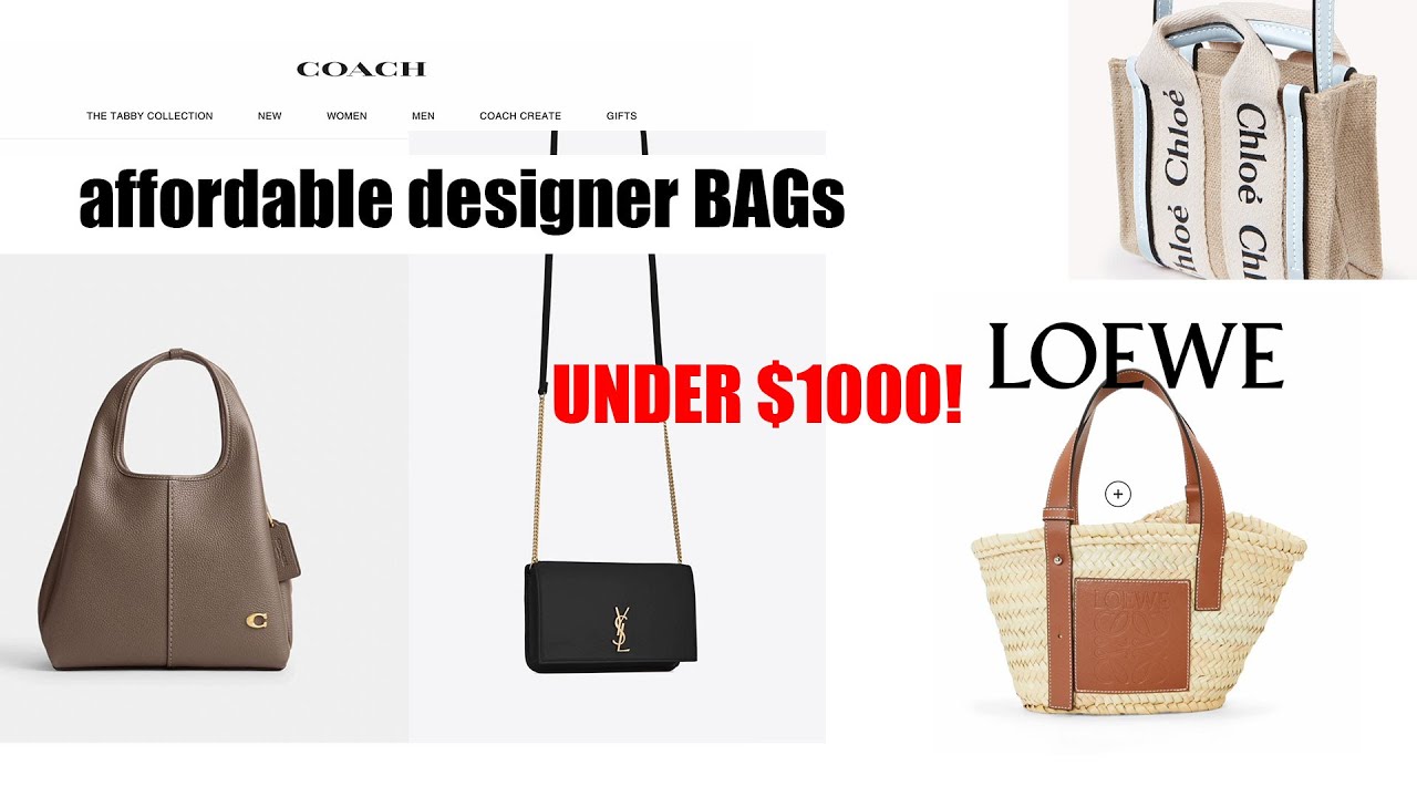 Designer handbags for less than $1k in 2024 - YouTube