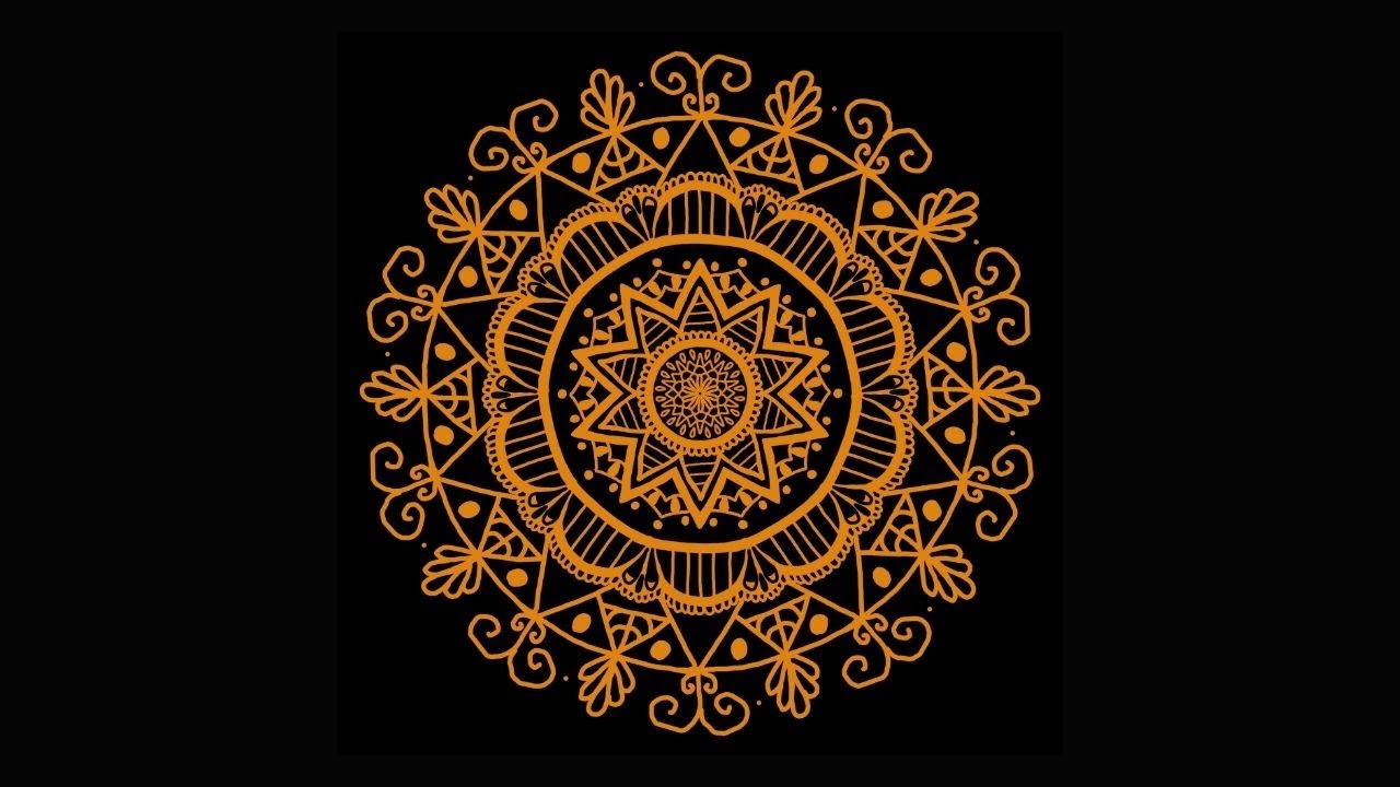 Relaxing Mandala Time Lapse | Affinity Designer - YouTube