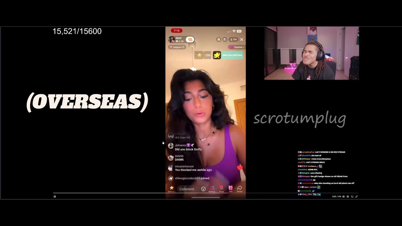 plaqueboymax reacts to duni's tiktok live... (OVERSEAS 😂) - YouTube