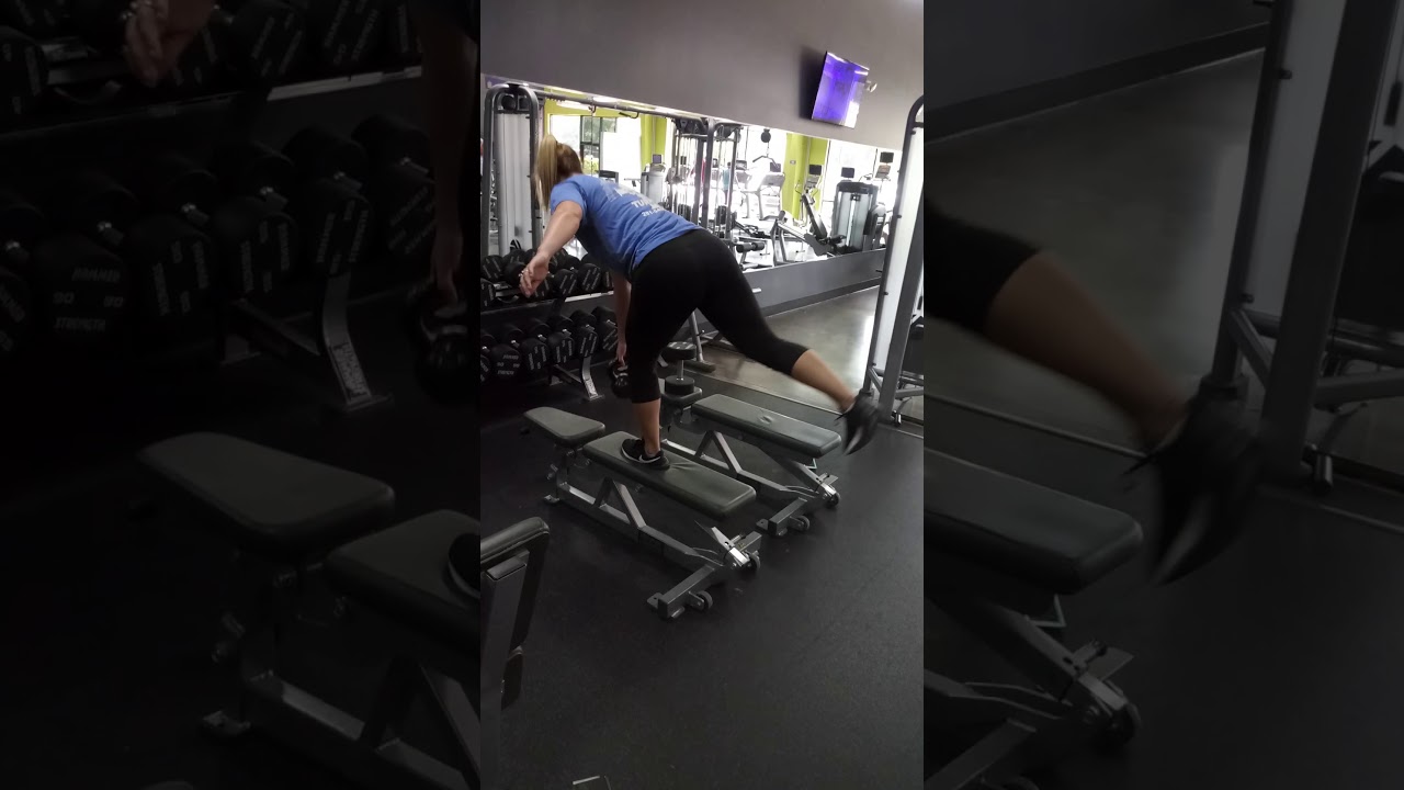 Elevated single leg RDL's - YouTube
