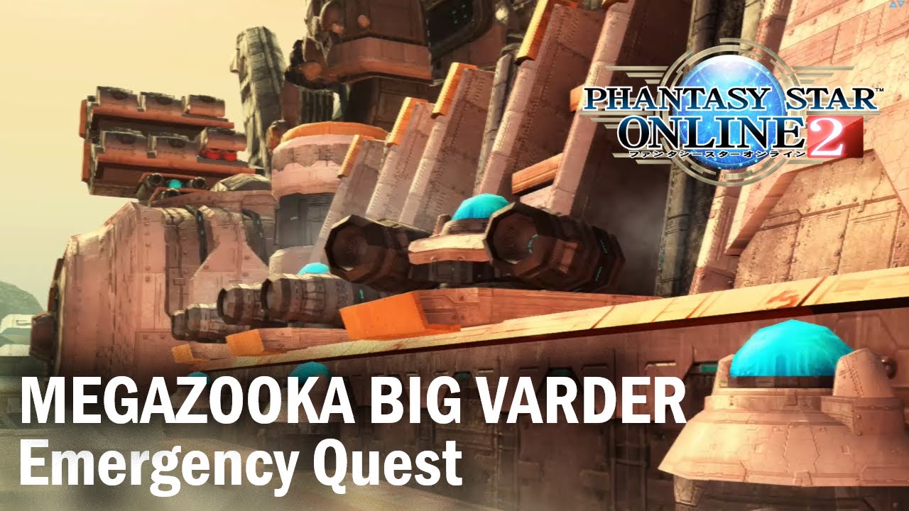PSO2 Emergency Quest – Megazooka Big Varder – Lv40 – FI/HU - YouTube