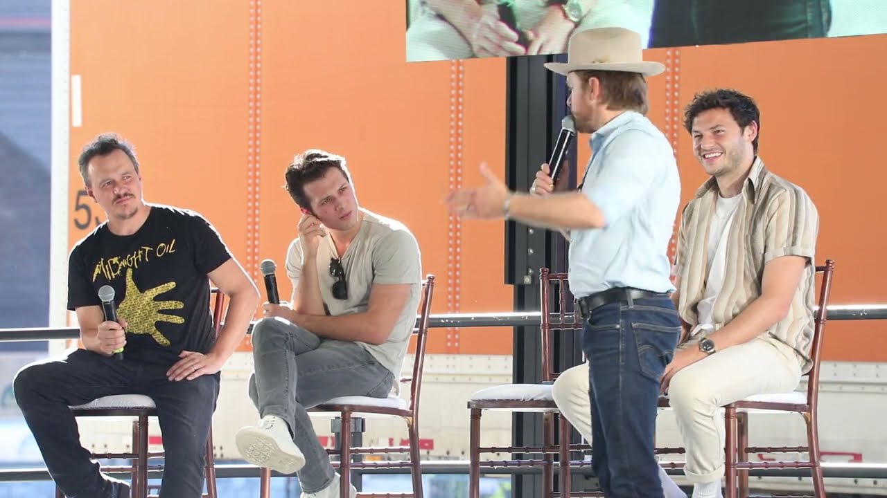 Chris Brochu, Ben Geurens, Leo Howard and Nick Fink The Vampire Diaries ...