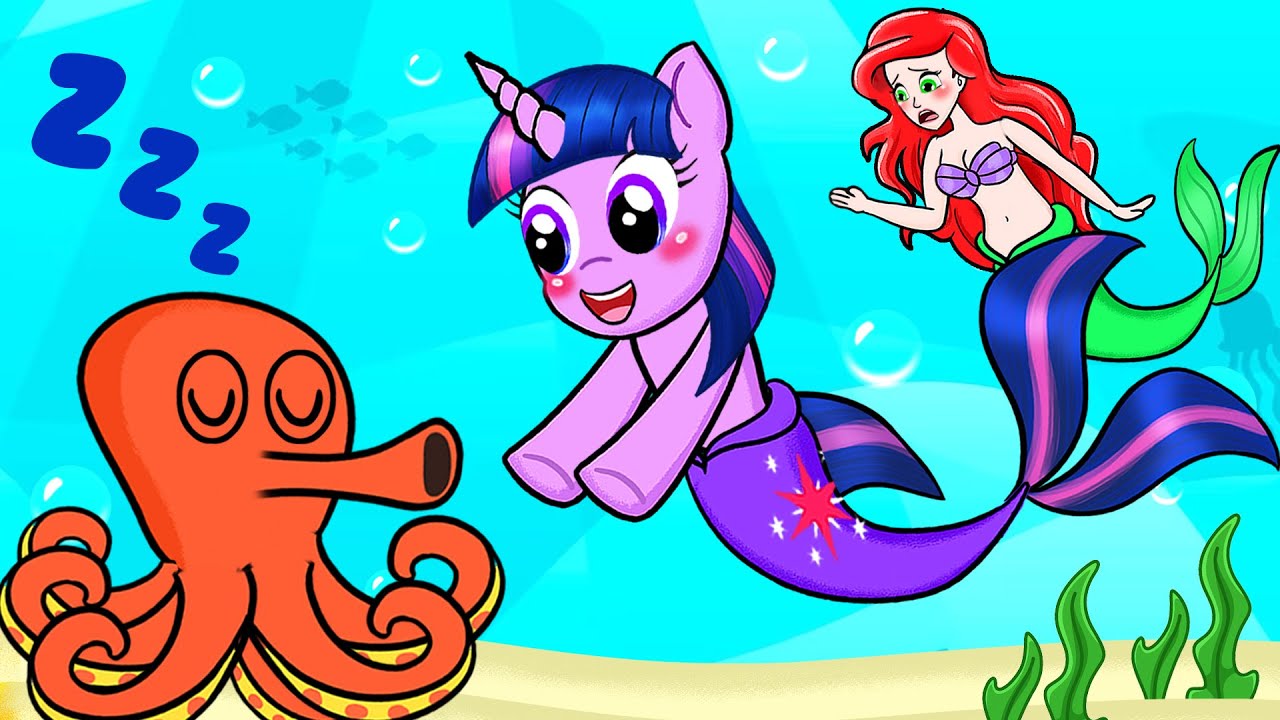Transform into Ariel MY LITTLE PONY - Transfórmate en Ariel | Papel de ...