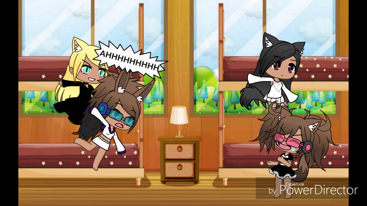 1 bunny girl with 3 Wolf sisters mini movie - YouTube