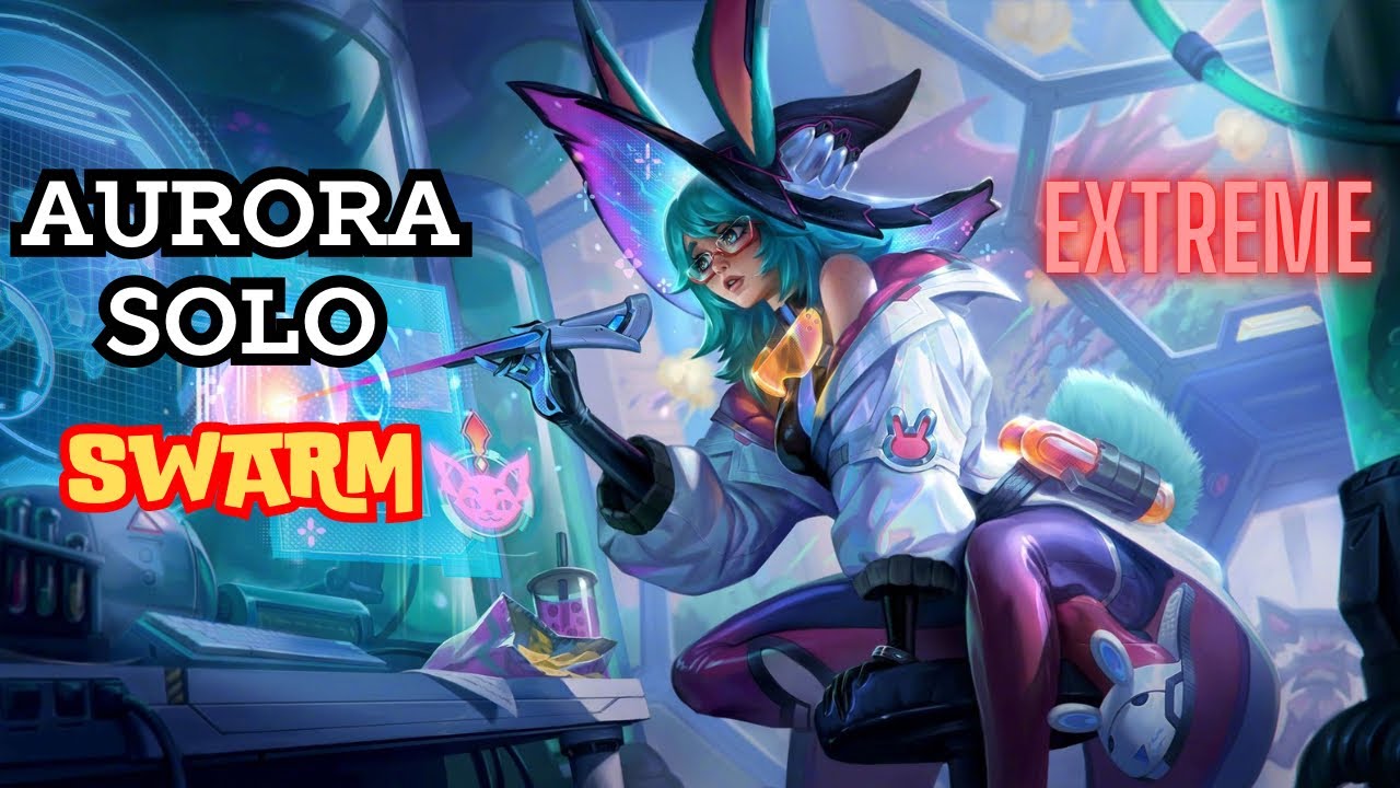 Aurora Solo Swarm [EXTREME] - Aatrox on the Beachhead - YouTube