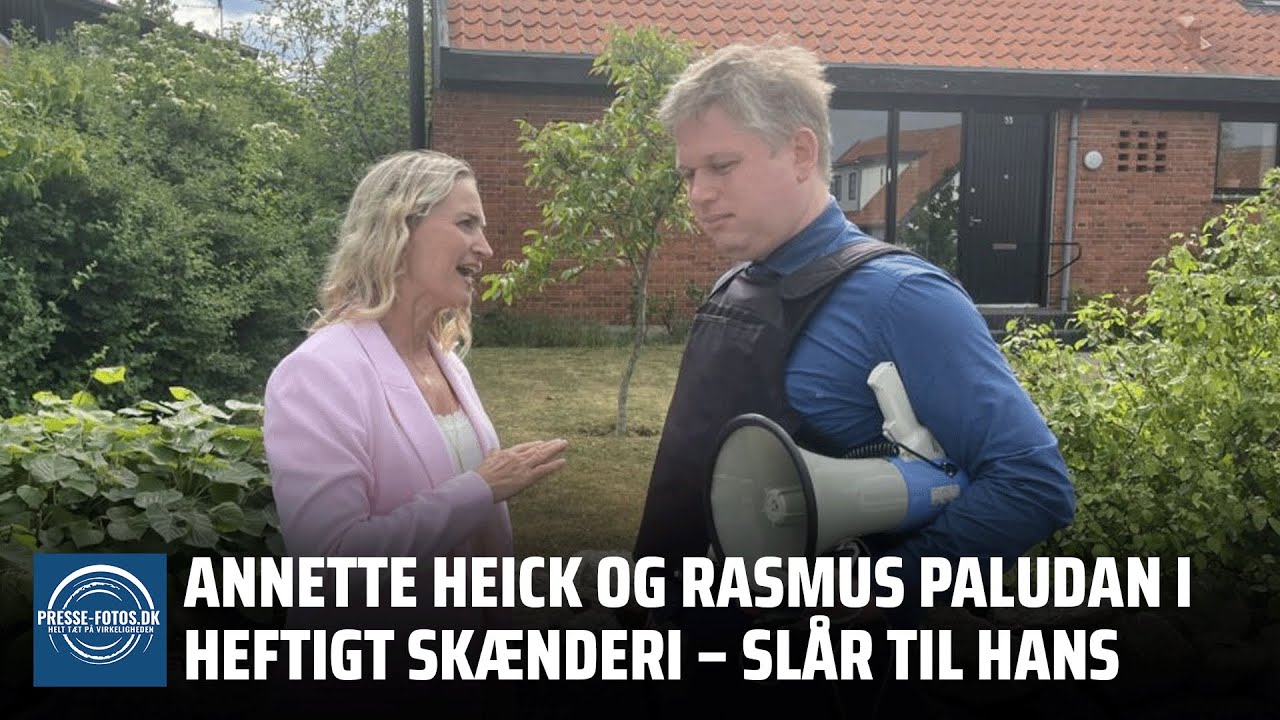 Annette Heick og Rasmus Paludan i heftigt skænderi ved Folkemødet på ...