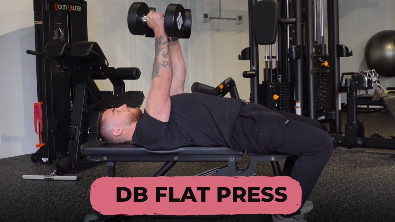How to perform the Flat DB Press - YouTube