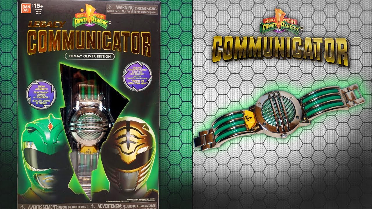 Power Rangers Unboxing/Review Legacy Communicator - Tommy Oliver ...