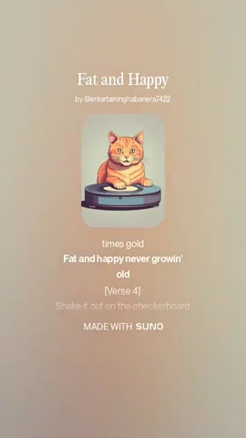 LASZLO Fat and Happy Made With SUNO - YouTube