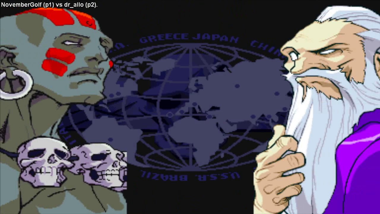 Fightcade Street Fighter A3 Tournament #3 Finals dr_allo V-Gief/A-Gen ...