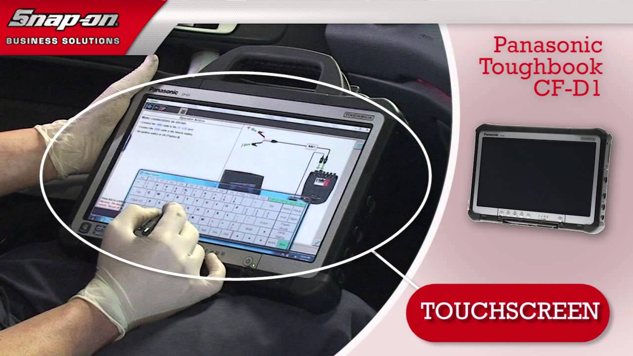 Snap-on Toughbook CF D1 - YouTube