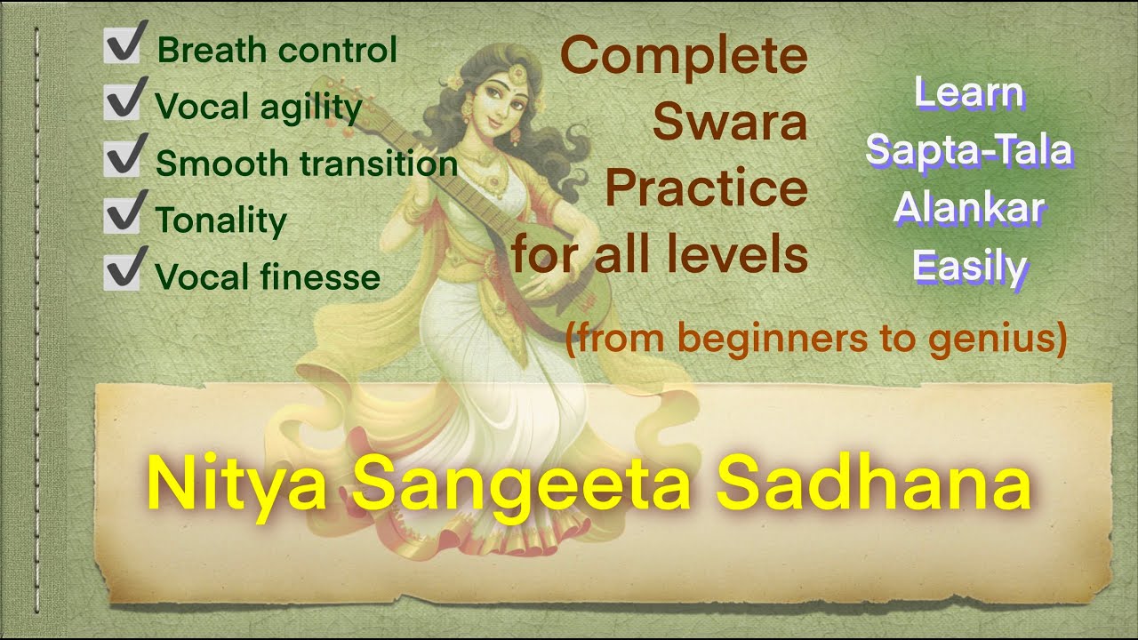 Complete Swara Practice | Riyaz for beginner to genius | TAAL practice made easy [REVISED] - YouTube