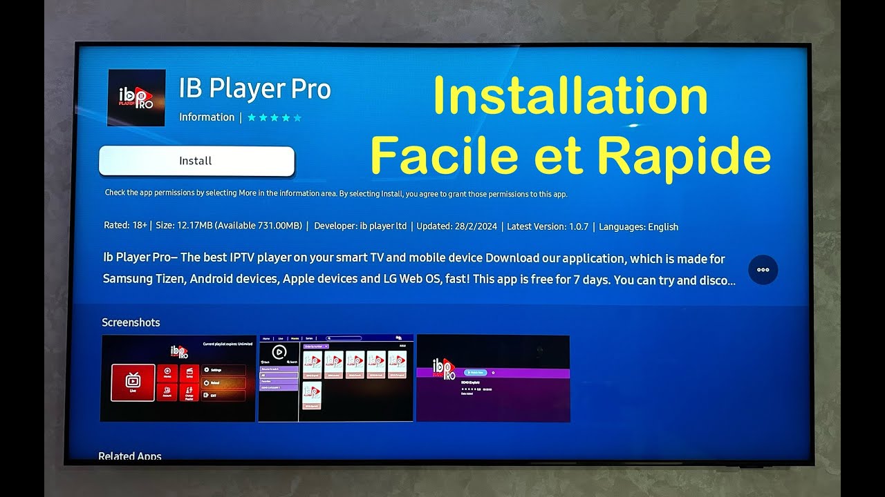 Tutoriel de l'application IBO PLAYER PRO - YouTube