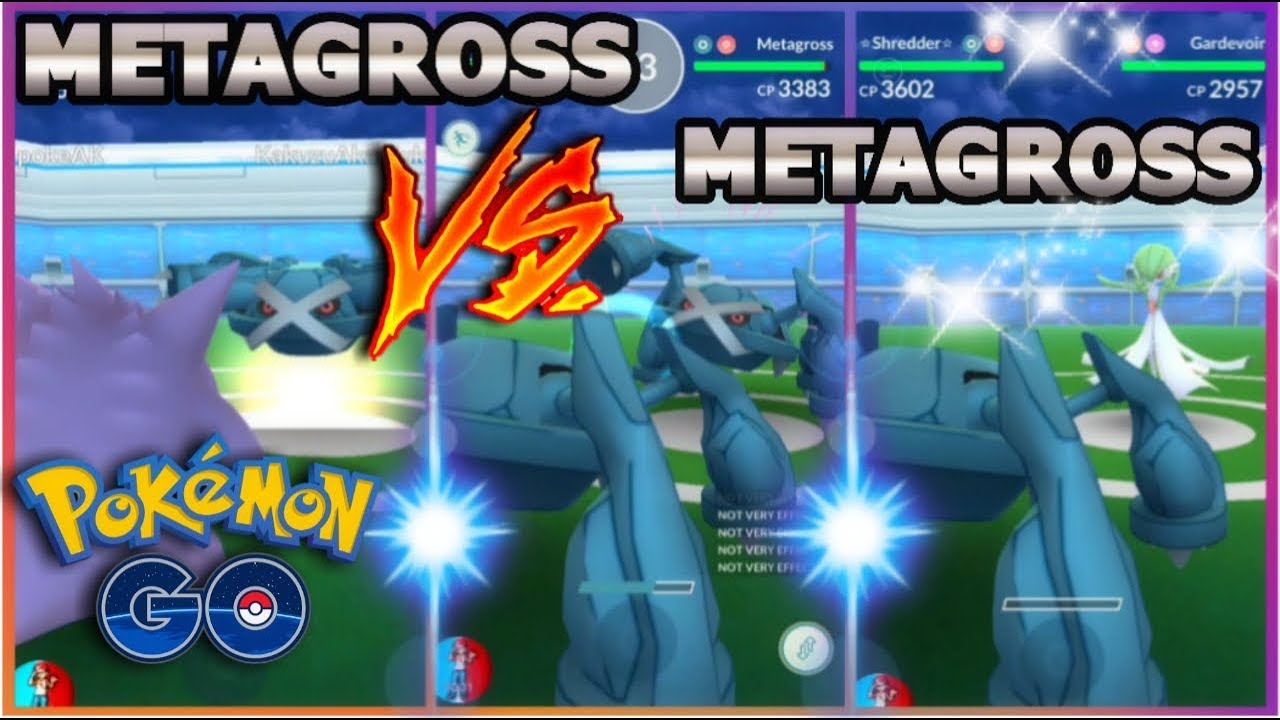 METAGROSS VS METAGROSS POKEMON GO GYM BATTLES | METAGROSS VS GARDEVOIR ...