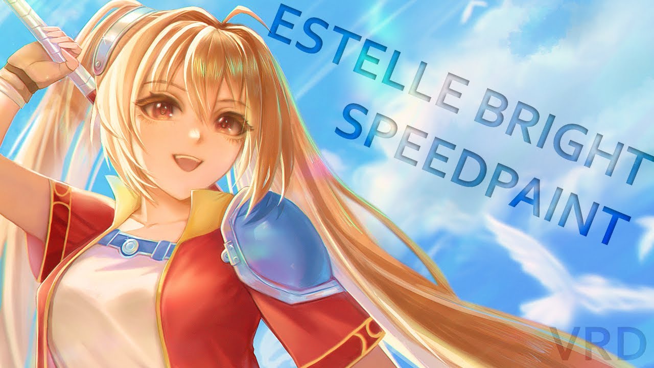 Estelle Bright ( Trails in the Sky ) ☆ ClipStudioPaint Speedpaint - YouTube