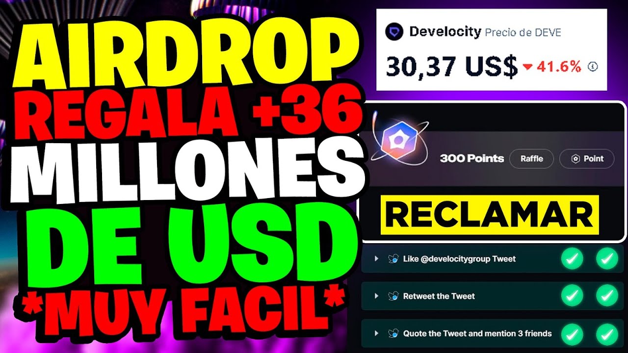 TIENES 5 DIAS - AIRDROP REPARTE +36 MILLONES DE USDT POR HACER ESTE PASO A PASO **MUY FACIL ...