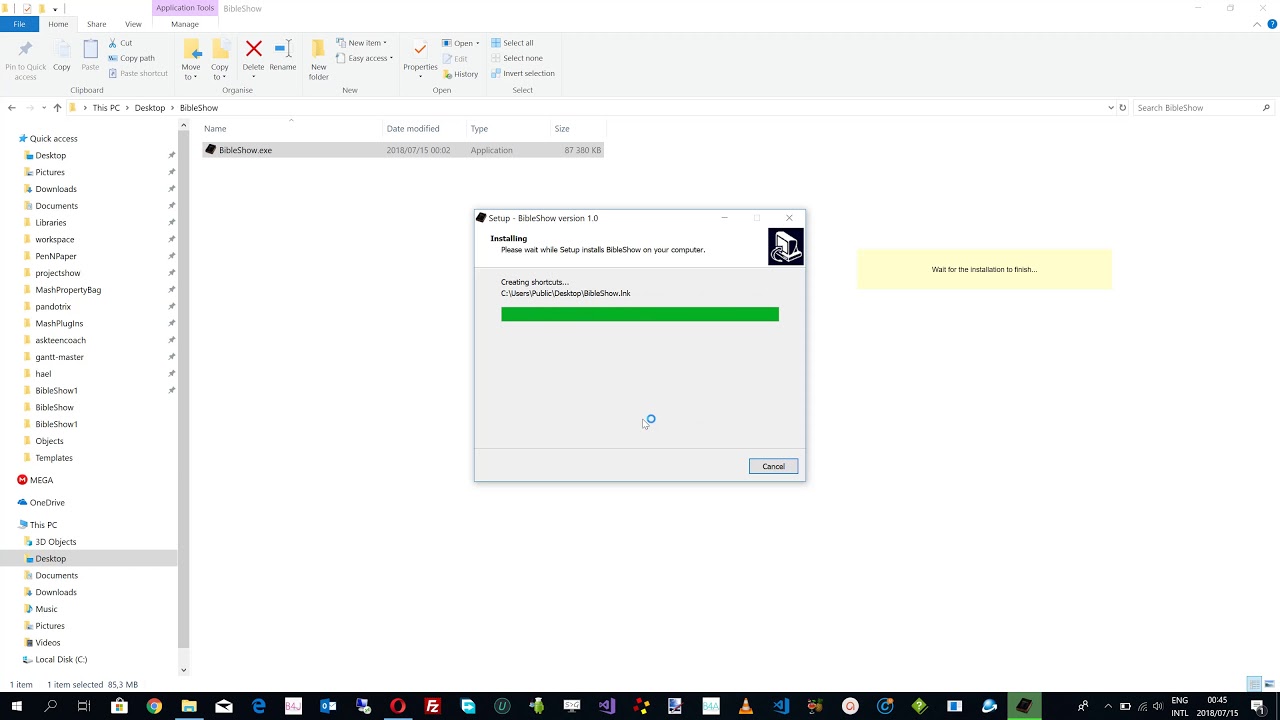 Installing Bible.Show Desktop App - YouTube
