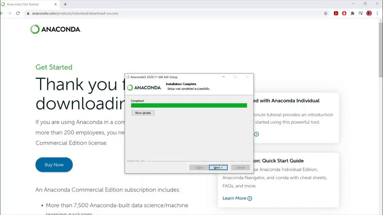 Python3 (Anaconda3) installation on Windows - YouTube