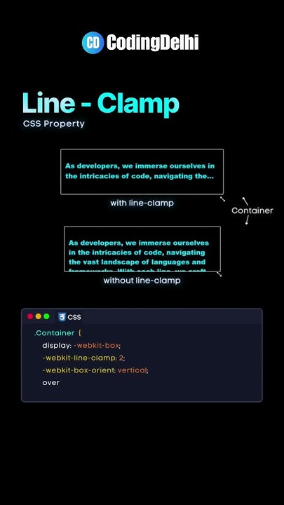 Css Line Clamp Youtube