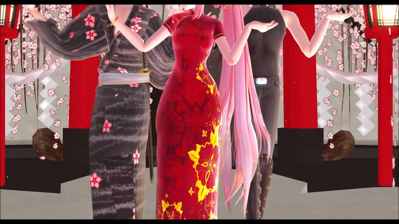 MMD Ninja Re Bang Bang ~Download~ - YouTube