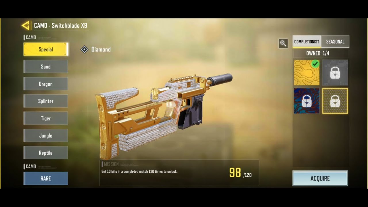 Unlocking Diamond camo for the X9 #gaming #codm - YouTube