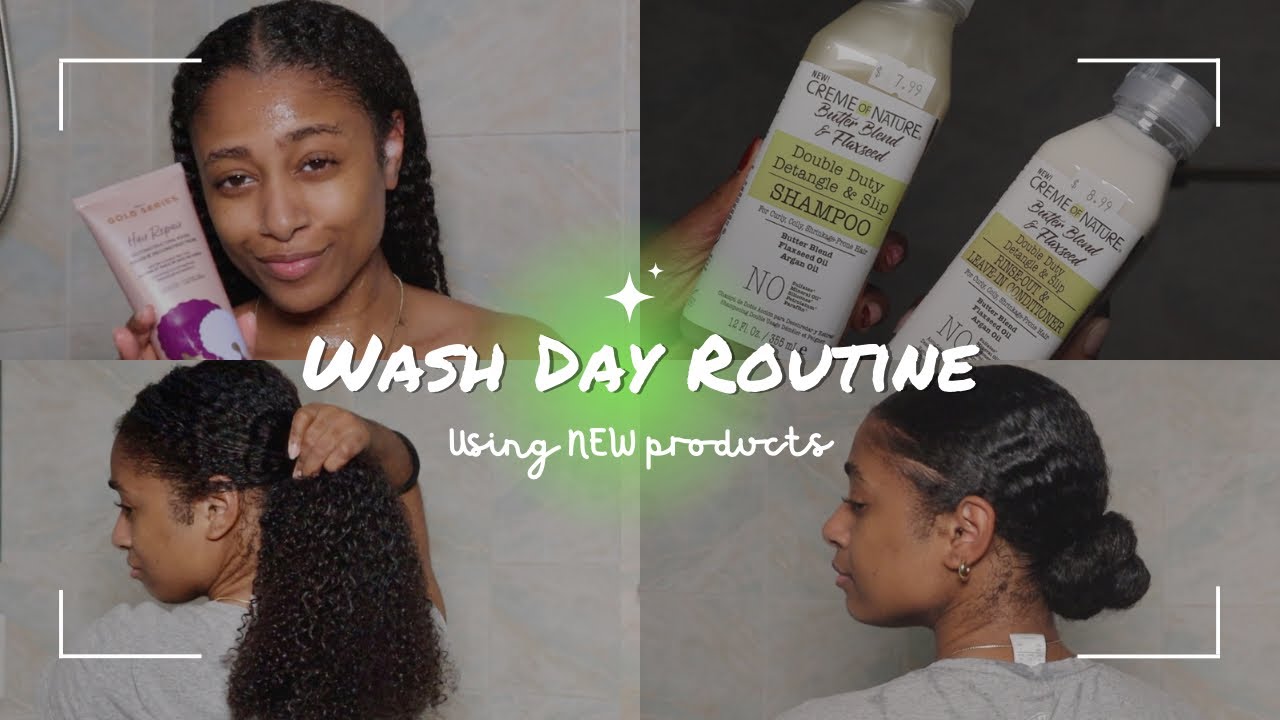 Wash Day using NEW products for ELONGATED, DEFINED & MOISTURIZED curls ...