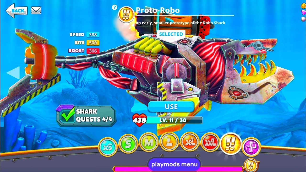 Hungry Shark World Mod Menu Unlimited Money & Unlock All Shark Game ...