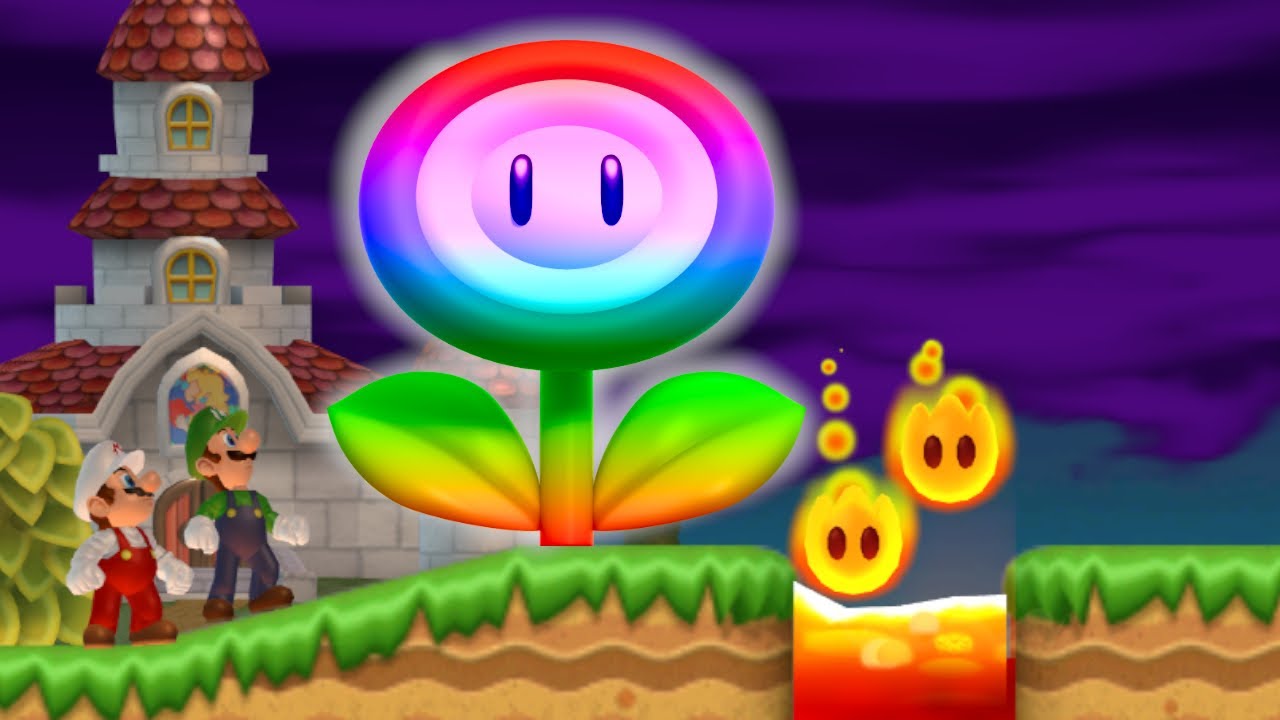 New Super Mario Bros. Wii The Extra World - Walkthrough - #02 - YouTube