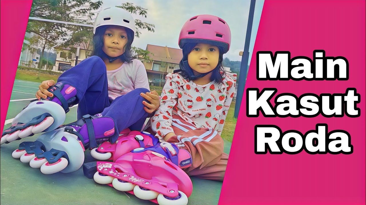 Ajar Anak Asas Main Rollerblade (Kasut Roda) Beli Dekat Decathlon - YouTube