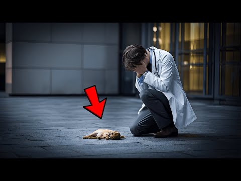 Puppy Waits Outside a Hospital Every Night—When a Doctor Learns Why, He Can't Help But Cry