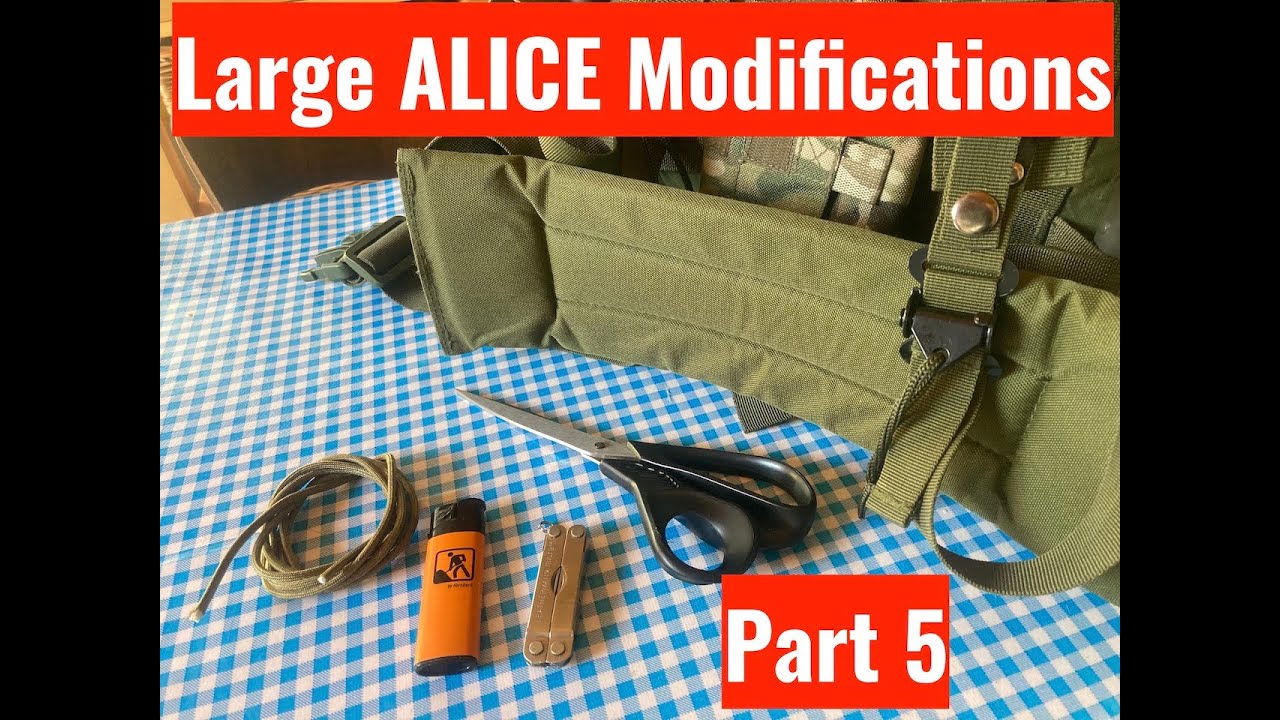 Large ALICE Pack Modifications Part 5, Quick Release Mods - YouTube
