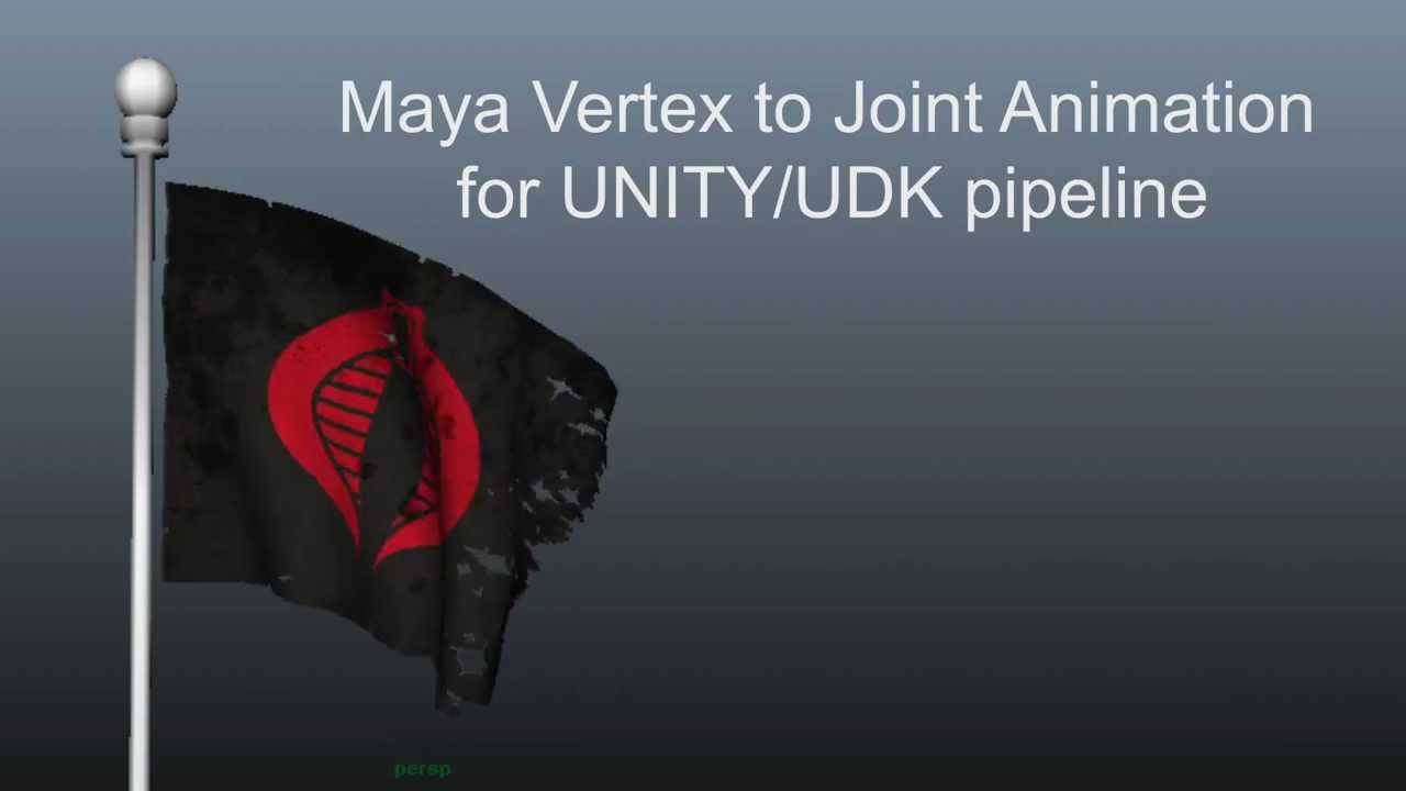 Maya vertex to Joint animation for UNITY/UDK pipeline - YouTube