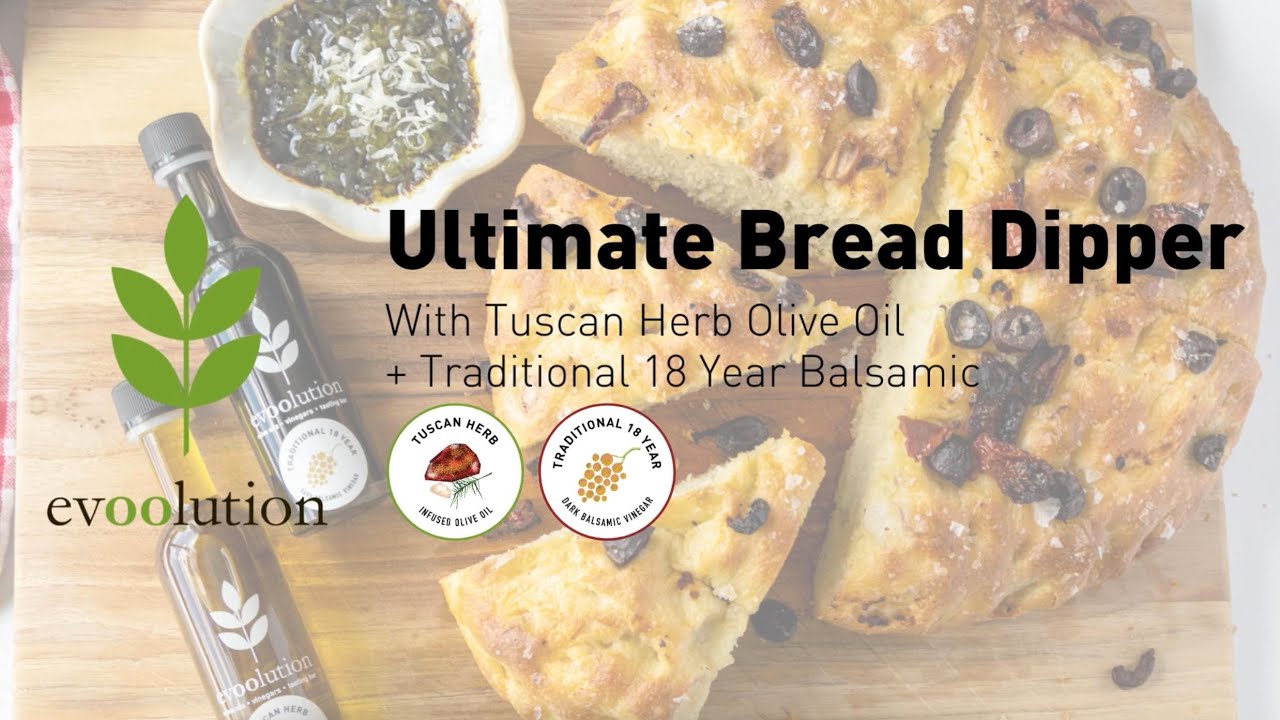 Ultimate Bread Dipper with Tuscan Herb Olive Oil and Traditional 18 ...