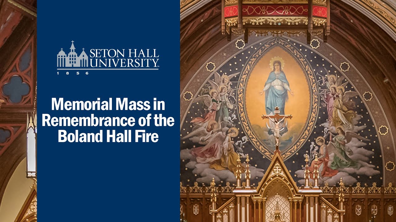 Boland Hall Memorial Mass - YouTube