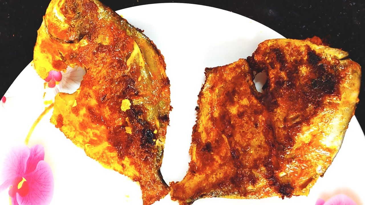 Masala Pomfret Fry | Maharastra Special | Tasty and Crispy Pomfret Fry ...
