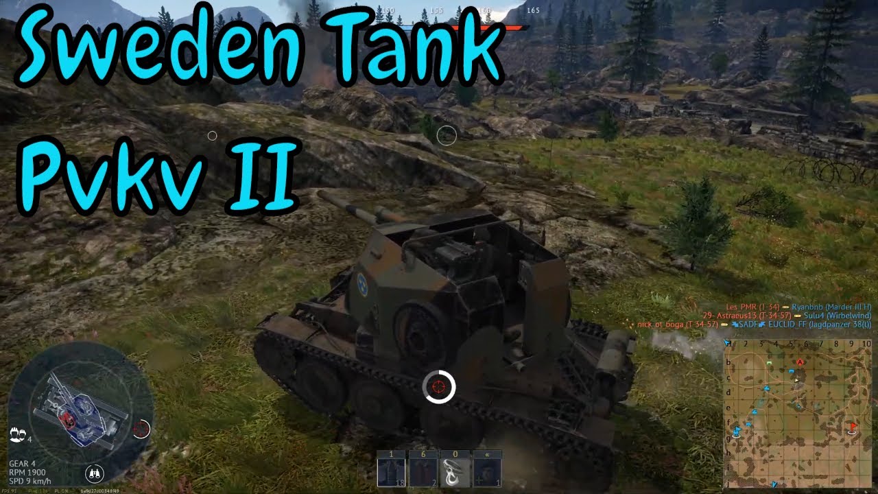 Pvkv II on Ash river - Sweden Tanks - Realistic Battles - War Thunder ...