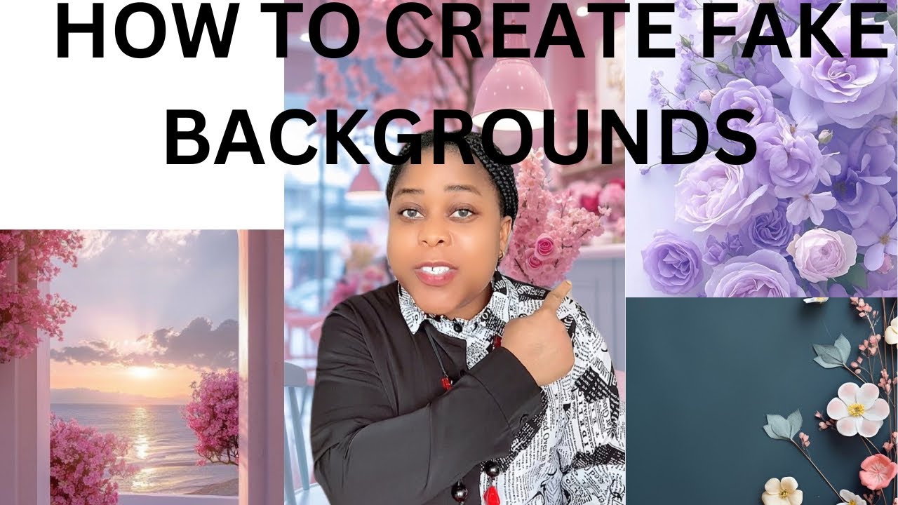 FAKE BACKGROUND : HOW TO CREATE FAKE BACKGROUND FOR YOUR VIDEOS - YouTube