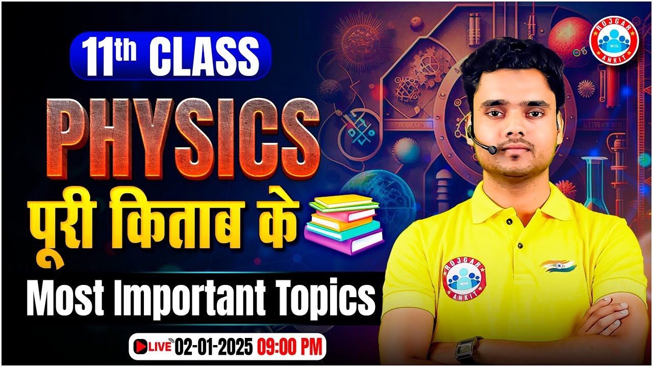 Class 11 Physics Chapter Wise Important Topics | 11th Physics All Imp ...