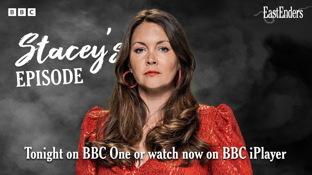 Eastenders Stacey shows suki the Christmas card Theo sent as she thinks ...