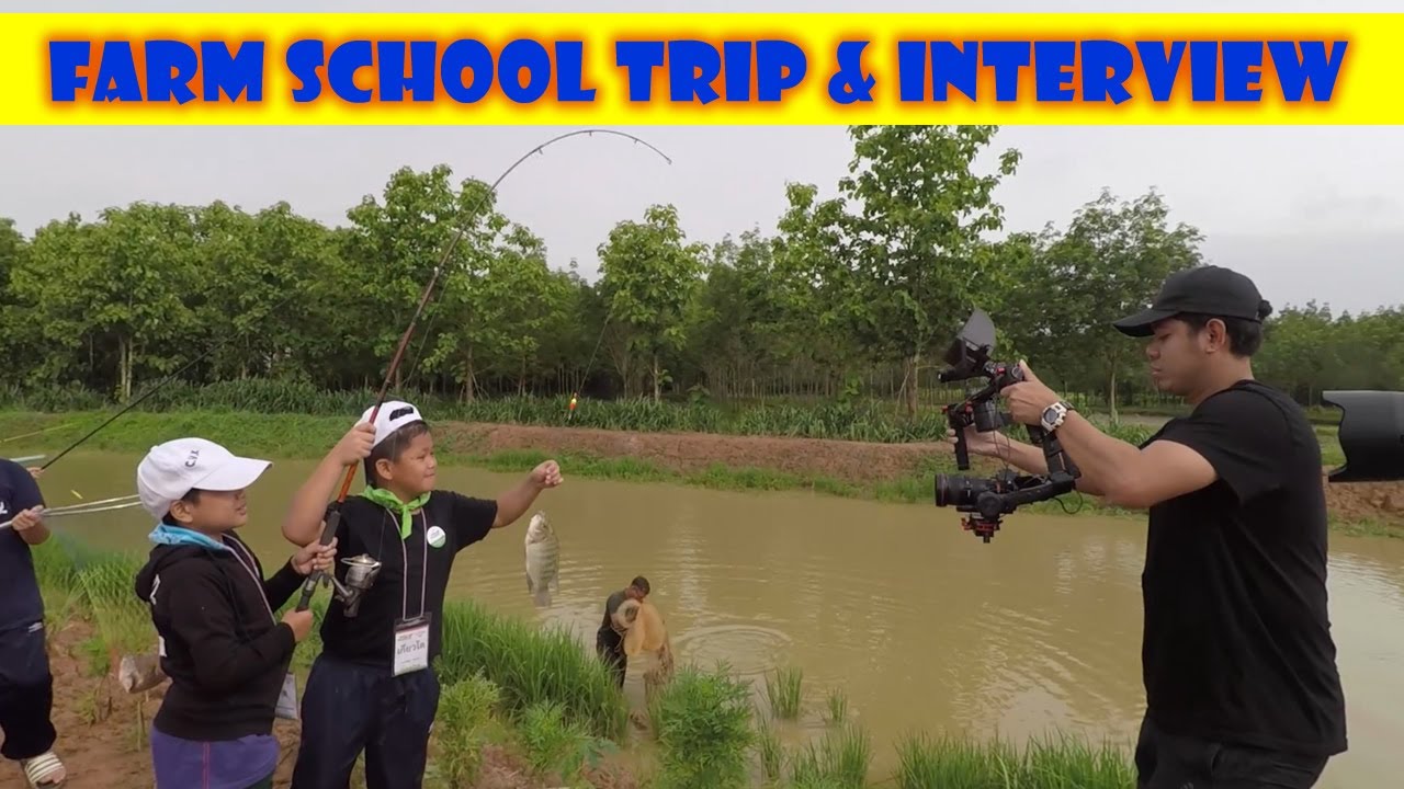 Farm School Trip and a TV Interview - YouTube