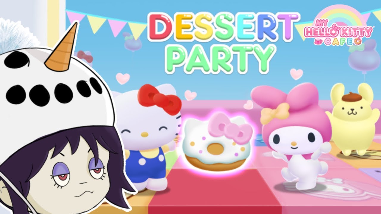 [My Hello Kitty Cafe] Let's Play The New Dessert Party Minigame! - YouTube