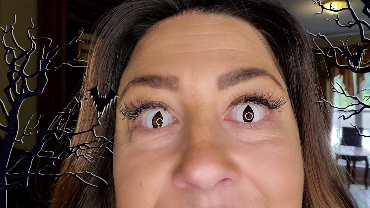 Halloween Contact Lens - YouTube