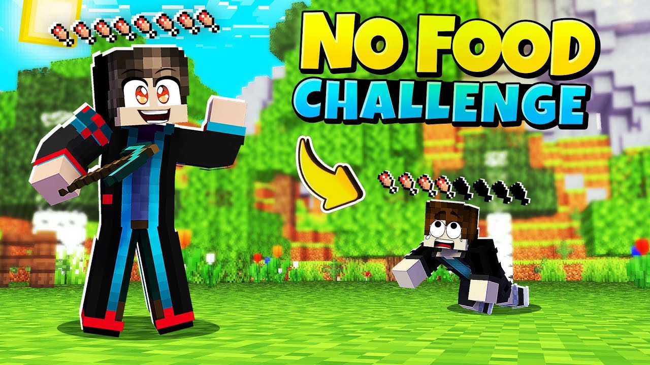 Can we Beat Minecraft Without food in HARDCORE ? - YouTube