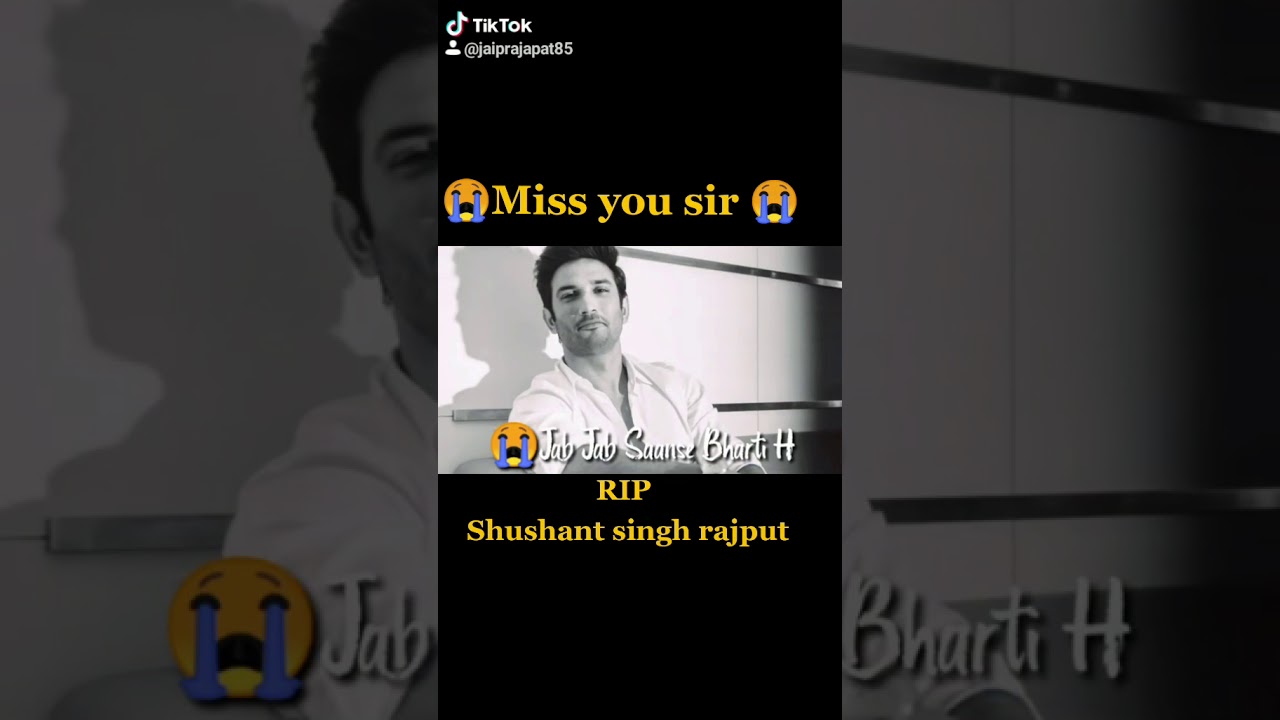 Rip shushant singh rajput ko sat sat naman viral thish video - YouTube